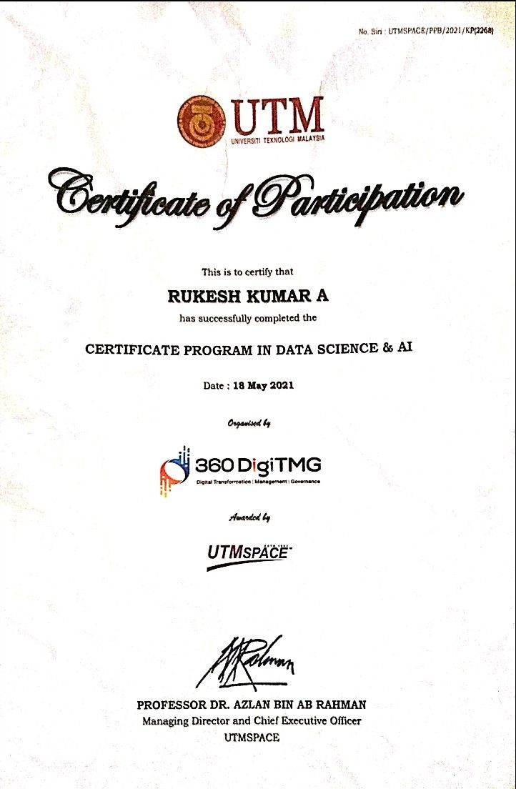 Rukesh Kumar A on LinkedIn: #thankyou #team Rukesh Kumar A on LinkedIn: #thankyou #team