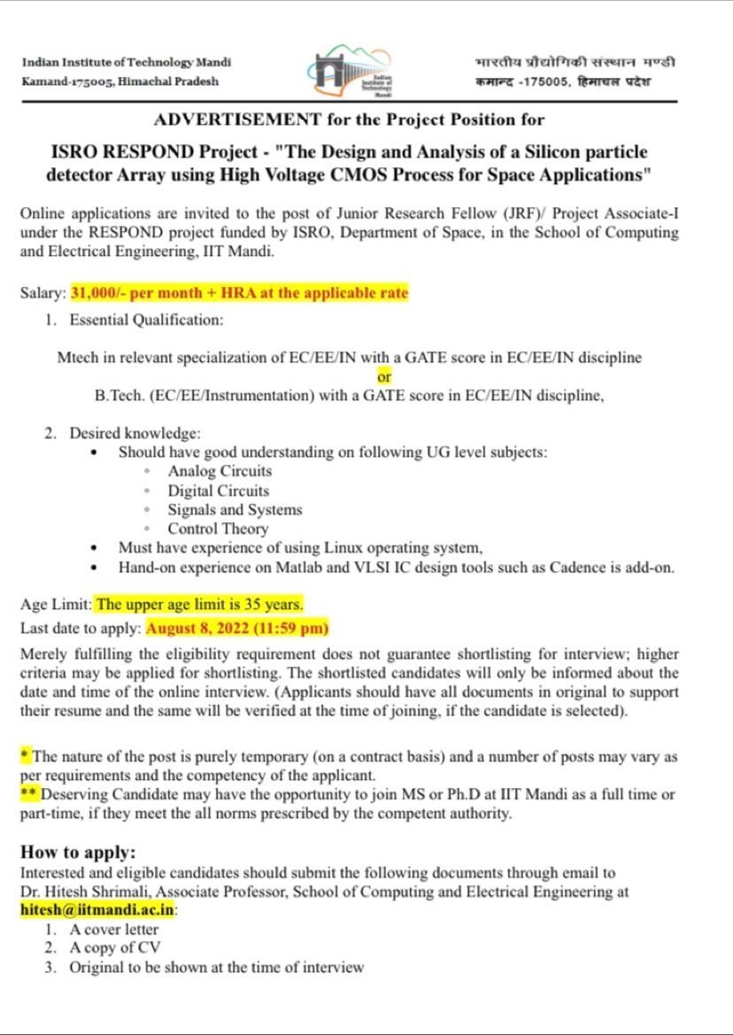 Sumit Pandey on LinkedIn: Excellent opportunity for B.Tech. EC/EE/IN ... Sumit Pandey on LinkedIn: Excellent opportunity for B.Tech. EC/EE/IN ...