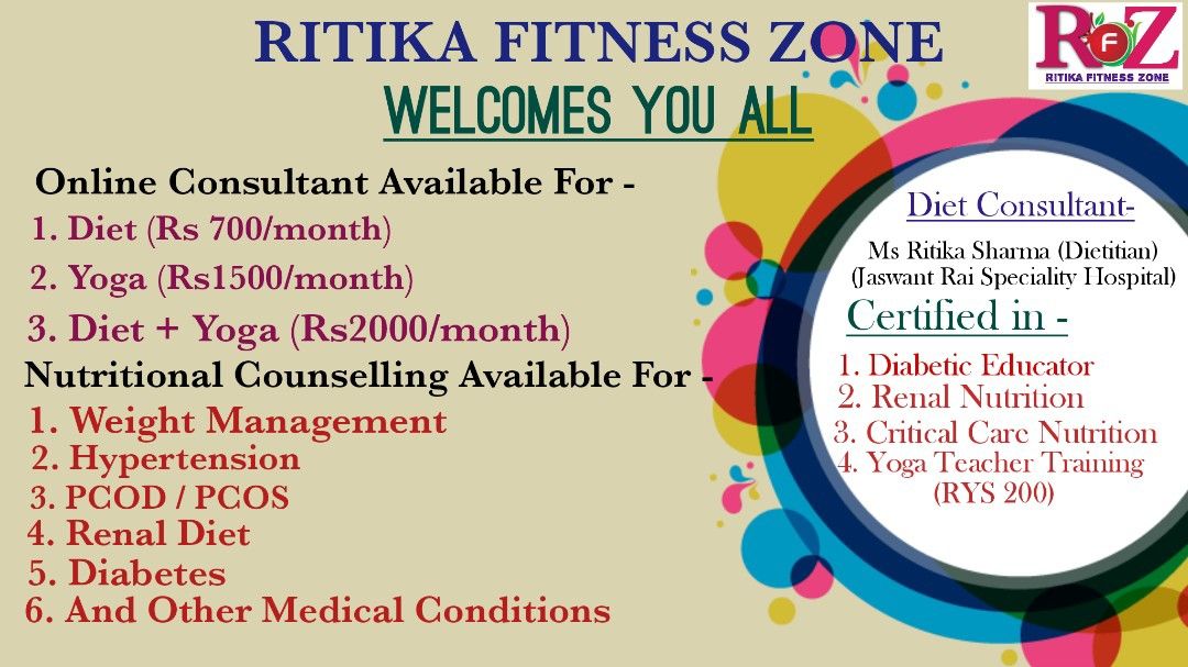 Dt Ritika Sharma on LinkedIn: Hello everyone, Ritika Fitness Zone, is ... Dt Ritika Sharma on LinkedIn: Hello everyone, Ritika Fitness Zone, is ...
