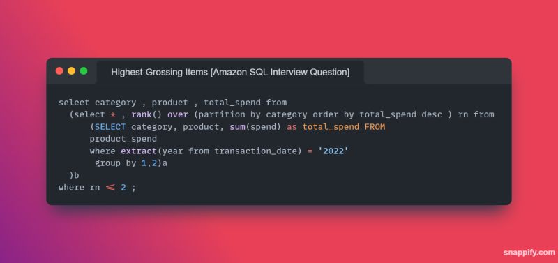 Manya Tyagi on LinkedIn: #datalemur #sqlqueries #dataanalytics # ... Manya Tyagi on LinkedIn: #datalemur #sqlqueries #dataanalytics # ...