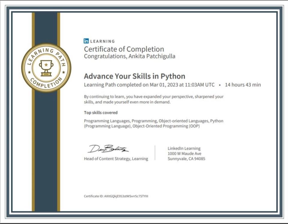 Ankita Patchigulla on LinkedIn: #learning #python #pythonprogramming # ... Ankita Patchigulla on LinkedIn: #learning #python #pythonprogramming # ...