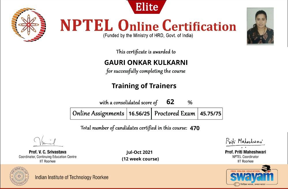 Gauri Kulkarni on LinkedIn: #training Gauri Kulkarni on LinkedIn: #training