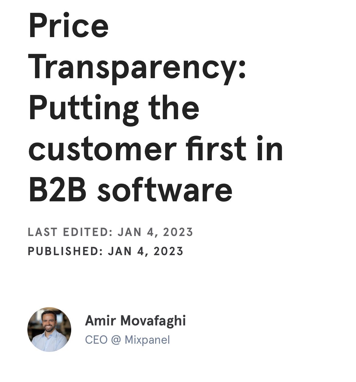 Sahil Mansuri on LinkedIn: Mixpanel CEO Amir Movafaghi starts 2023 out ... Sahil Mansuri on LinkedIn: Mixpanel CEO Amir Movafaghi starts 2023 out ...