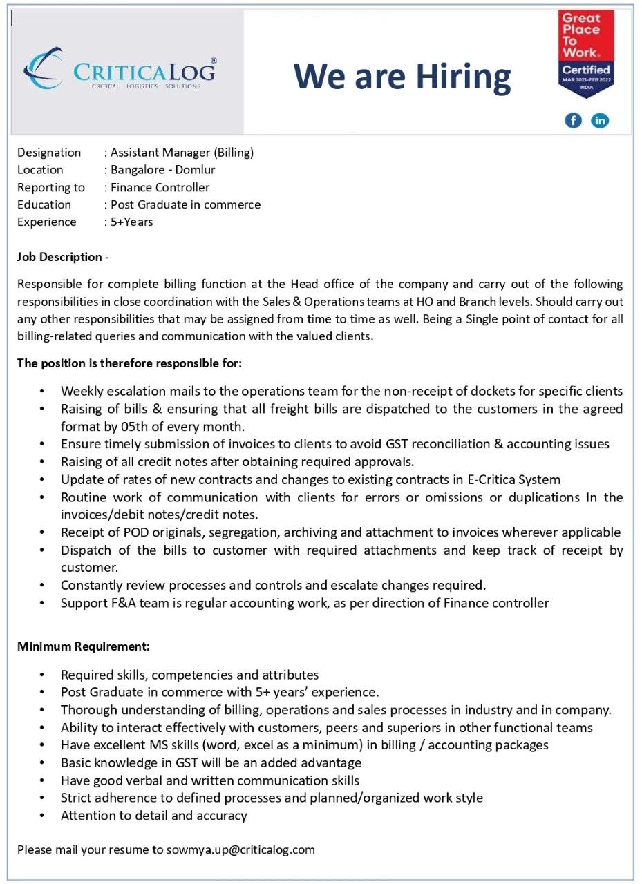CriticaLog India Private Limited posted on LinkedIn CriticaLog India Private Limited posted on LinkedIn