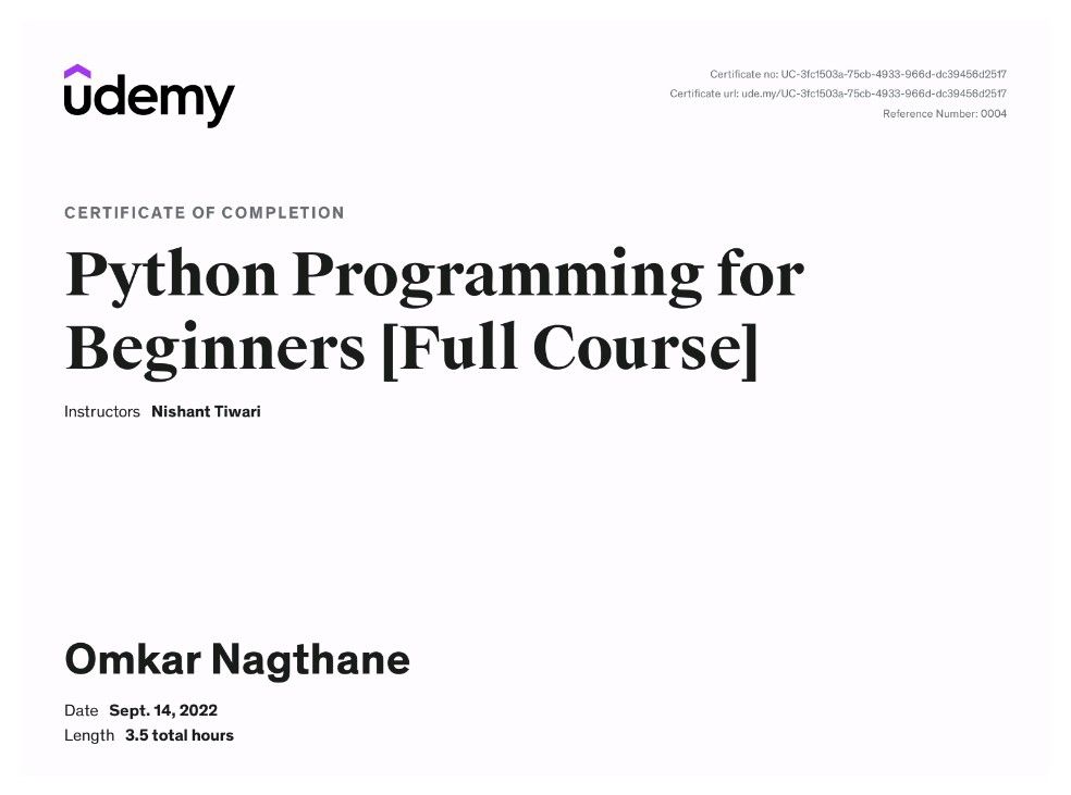 Omkar Nagthane on LinkedIn: #python #programming Omkar Nagthane on LinkedIn: #python #programming