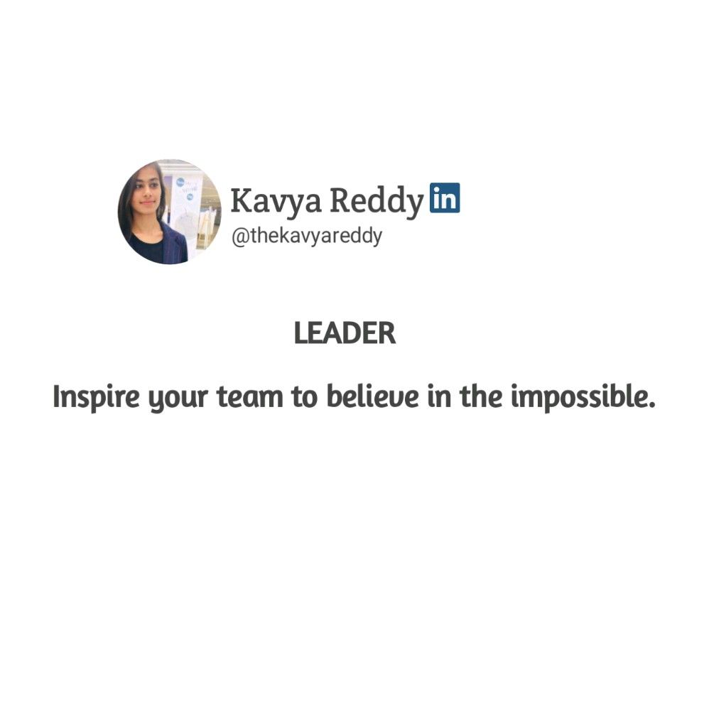 Kavya Reddy posted on LinkedIn Kavya Reddy posted on LinkedIn