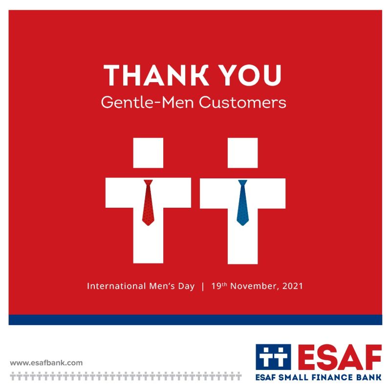 ESAF Bank on LinkedIn: #internationalmensday #esafbank #mensday # ... ESAF Bank on LinkedIn: #internationalmensday #esafbank #mensday # ...