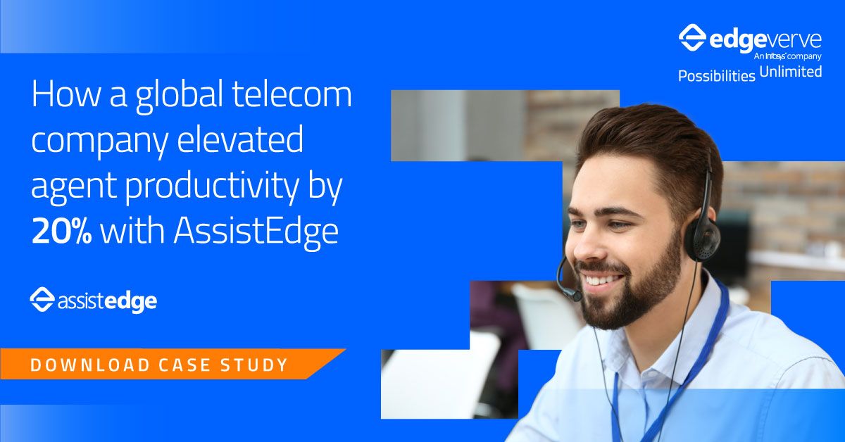 EdgeVerve on LinkedIn: Global telecom company augments agent ... EdgeVerve on LinkedIn: Global telecom company augments agent ...