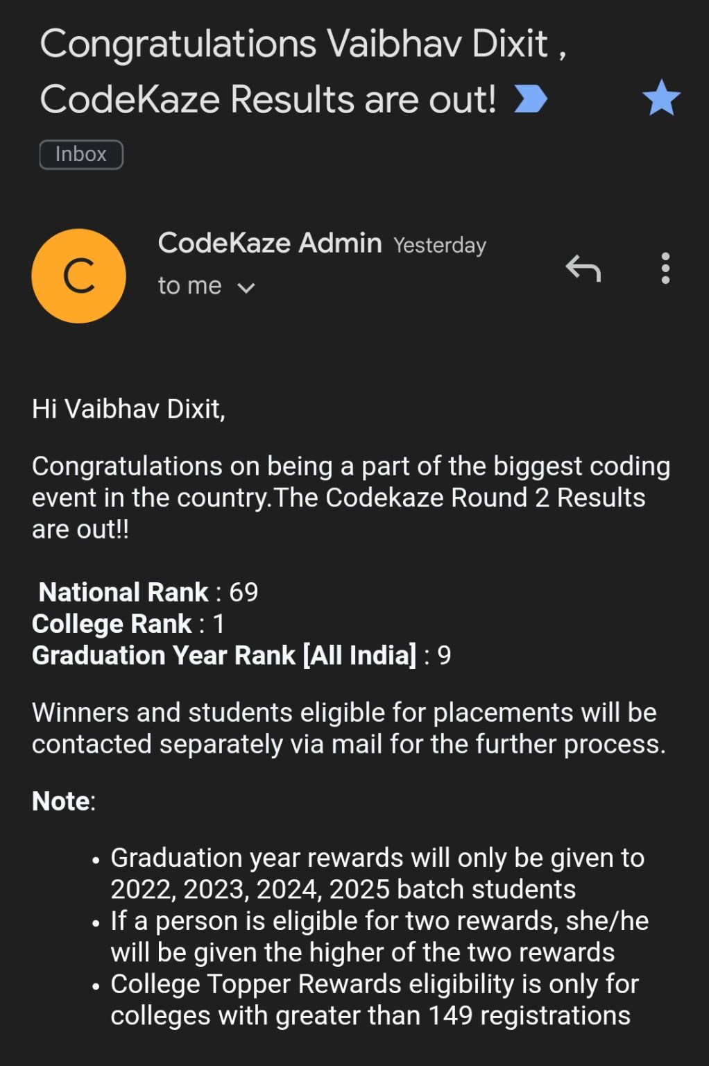 Vaibhav Dixit on LinkedIn: #coding #experience #codekaze #codingninjas ... Vaibhav Dixit on LinkedIn: #coding #experience #codekaze #codingninjas ...