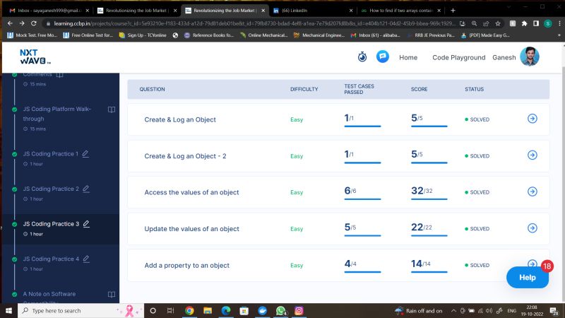 Ganesh Saya on LinkedIn: #day72 #codingninjas #revision #javascript Ganesh Saya on LinkedIn: #day72 #codingninjas #revision #javascript
