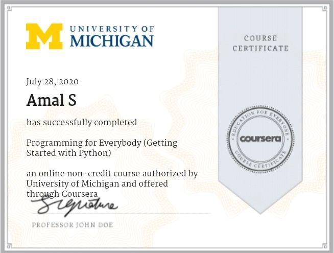 Amal Santhosh on LinkedIn: I was too far from programming and program ... Amal Santhosh on LinkedIn: I was too far from programming and program ...