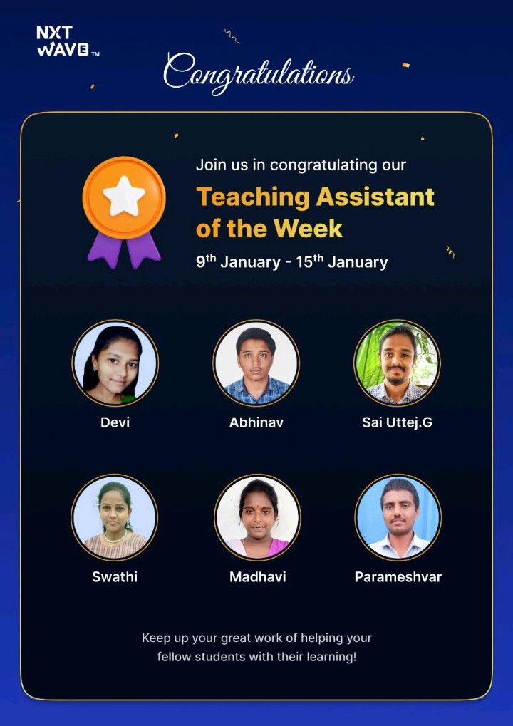 Parameshvar Mishra on LinkedIn: #connections #nxtwave #ccbpian #ccbp # ... Parameshvar Mishra on LinkedIn: #connections #nxtwave #ccbpian #ccbp # ...