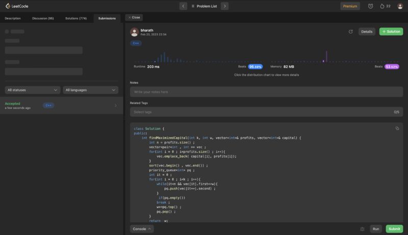 Bharath Kumar S on LinkedIn: #365daysofcode #problemsolving #leetcode #cpp Bharath Kumar S on LinkedIn: #365daysofcode #problemsolving #leetcode #cpp