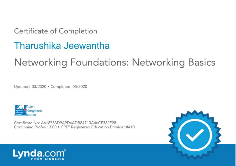 Tharushika Jeewantha on LinkedIn: #networking #foundations #segment1 # ... Tharushika Jeewantha on LinkedIn: #networking #foundations #segment1 # ...