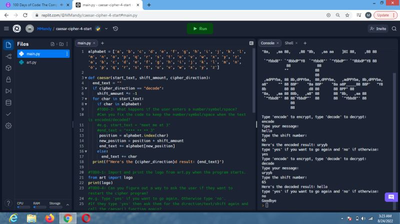 Mandy Meshach on LinkedIn: #100daysofcodechallenge #pythondeveloper Mandy Meshach on LinkedIn: #100daysofcodechallenge #pythondeveloper