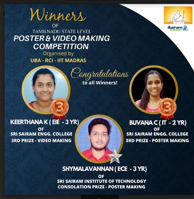 KEERTHANA K on LinkedIn: POSTER & VIDEO MAKING COMPETITION KEERTHANA K on LinkedIn: POSTER & VIDEO MAKING COMPETITION