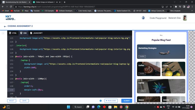 Balram dasu Ummidi on LinkedIn: #nxtwave #css #html #bootstrap #coding ... Balram dasu Ummidi on LinkedIn: #nxtwave #css #html #bootstrap #coding ...