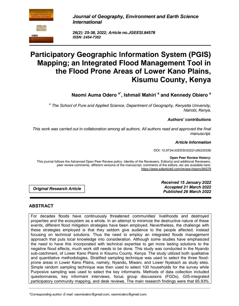 #environment #management #science | Naomi Odero MSc. Nebosh IGC OHS ... #environment #management #science | Naomi Odero MSc. Nebosh IGC OHS ...
