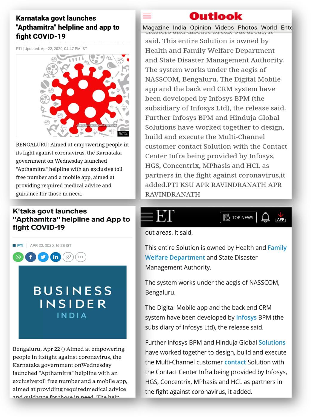 Infosys BPM on LinkedIn: #telemedicine #nasscom #governmentofkarnataka ... Infosys BPM on LinkedIn: #telemedicine #nasscom #governmentofkarnataka ...