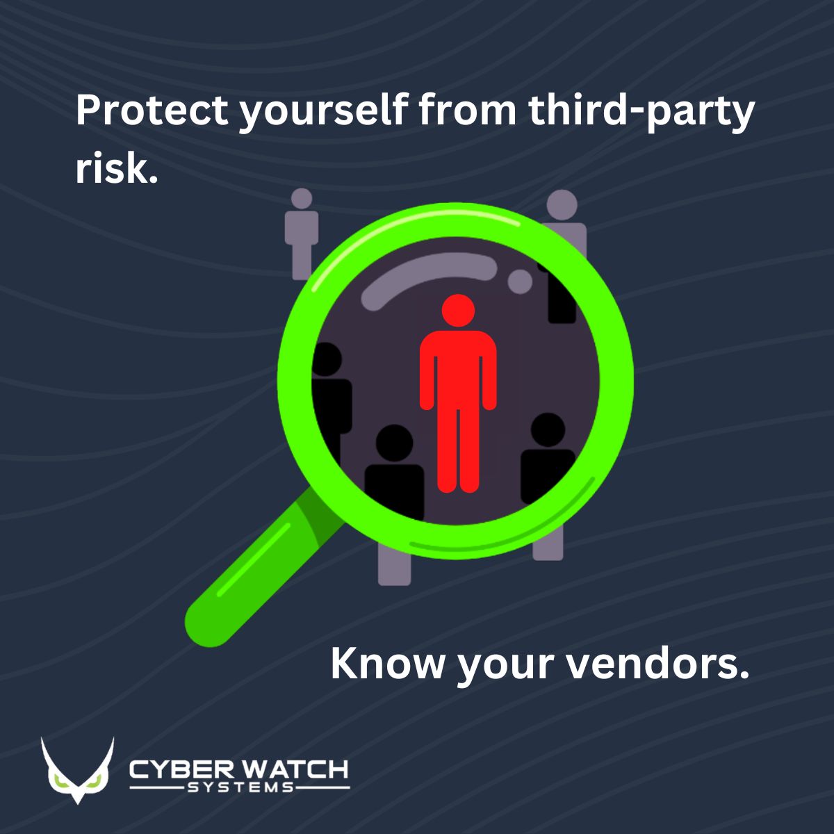 Cyber Watch Systems on LinkedIn: #thirdpartyriskmanagement Cyber Watch Systems on LinkedIn: #thirdpartyriskmanagement