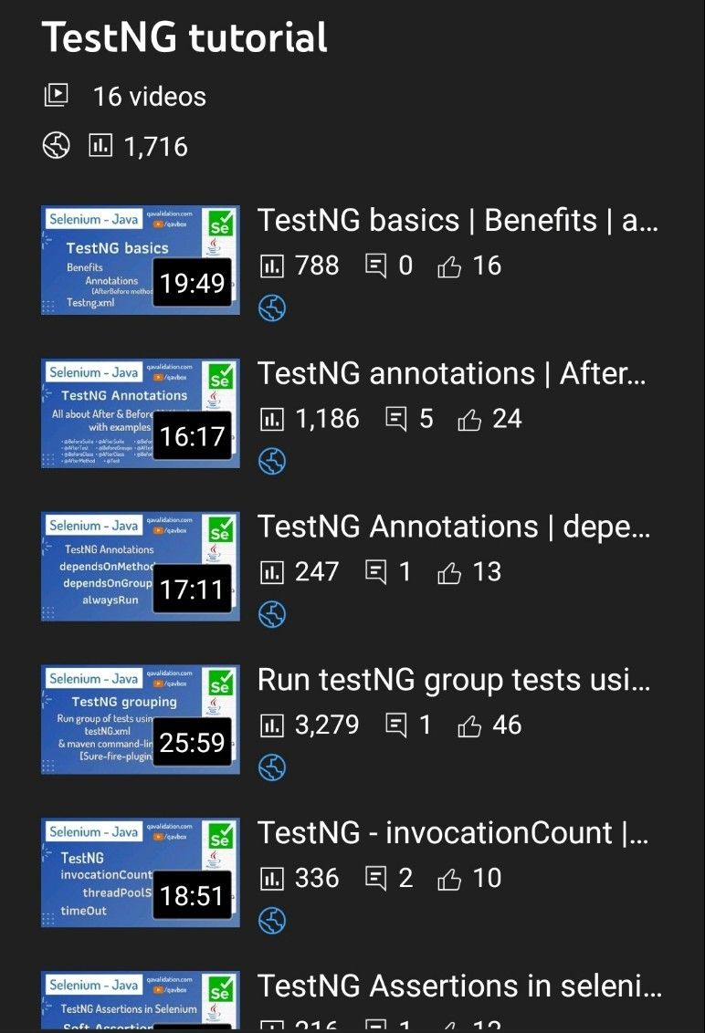 sunil kumar patro on LinkedIn: #testng #qavbox #seleniumwebdriver # ... sunil kumar patro on LinkedIn: #testng #qavbox #seleniumwebdriver # ...