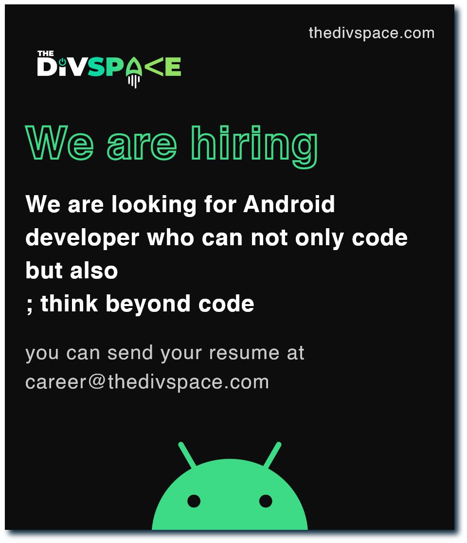 Divspace on LinkedIn: #androiddevelopment #javaprogramming #androidstudio Divspace on LinkedIn: #androiddevelopment #javaprogramming #androidstudio