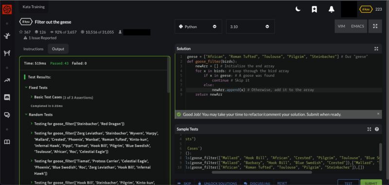Timothy Amadi on LinkedIn: #python #codewars #bugzero #kidswhocode # ... Timothy Amadi on LinkedIn: #python #codewars #bugzero #kidswhocode # ...