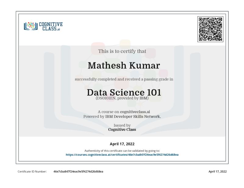 Mathesh Kumar on LinkedIn: #datascience Mathesh Kumar on LinkedIn: #datascience