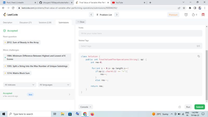 #100daysofcodechallenge #hackerrank #vitbhopal #mca #vitmca #mcalions ... #100daysofcodechallenge #hackerrank #vitbhopal #mca #vitmca #mcalions ...