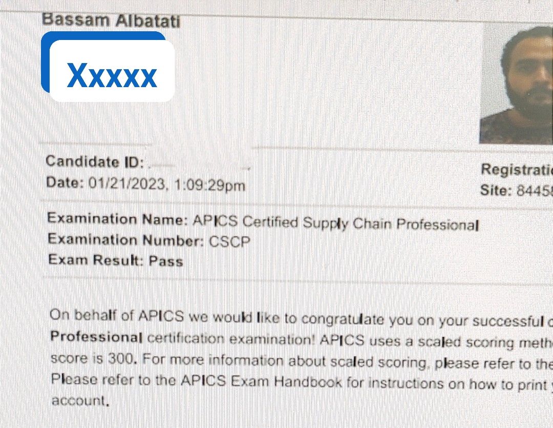 Bassam Albatati CSCP, CLTD, PMP® على LinkedIn: #apics #cscp #suplychain ... Bassam Albatati CSCP, CLTD, PMP® على LinkedIn: #apics #cscp #suplychain ...