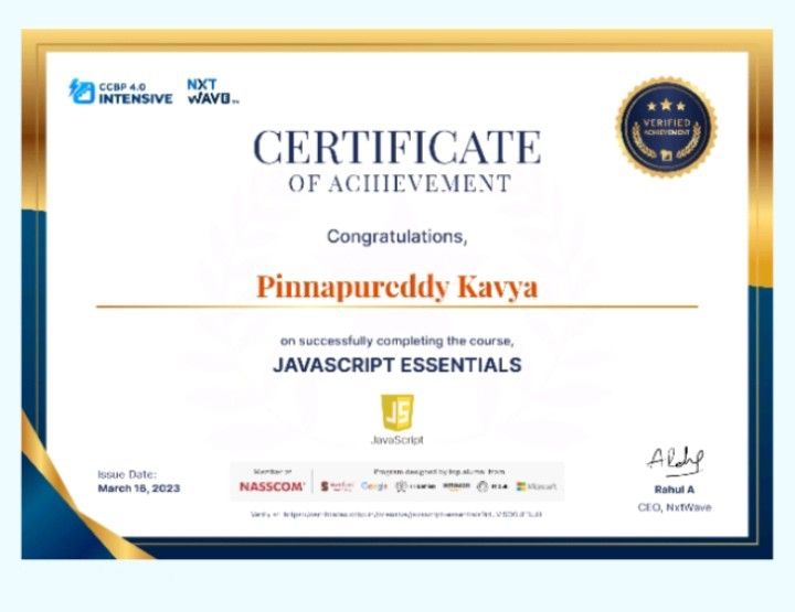 Kavya Reddy on LinkedIn: #day73 #100daysofcodechallenge #javascript #share Kavya Reddy on LinkedIn: #day73 #100daysofcodechallenge #javascript #share