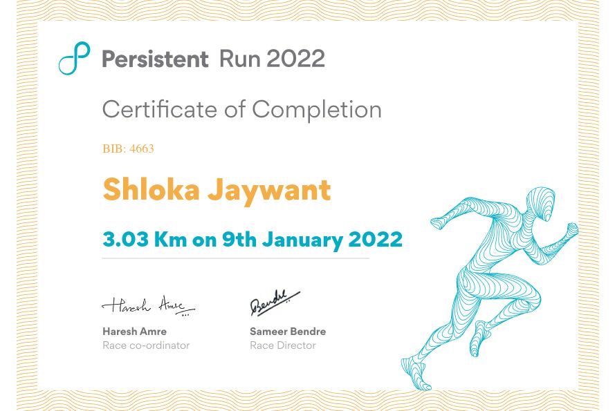 Shloka Jaywant on LinkedIn: #persistentrun #persistentrun22 # ... Shloka Jaywant on LinkedIn: #persistentrun #persistentrun22 # ...