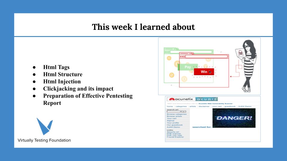 Maneesh Raj R on LinkedIn: #week2 #html #clickjacking #vulnerabilities ... Maneesh Raj R on LinkedIn: #week2 #html #clickjacking #vulnerabilities ...