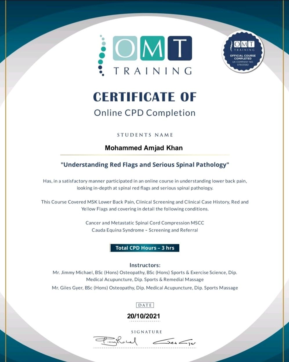 Dr.Mohammed Amjad (PT) Khan posted on LinkedIn Dr.Mohammed Amjad (PT) Khan posted on LinkedIn