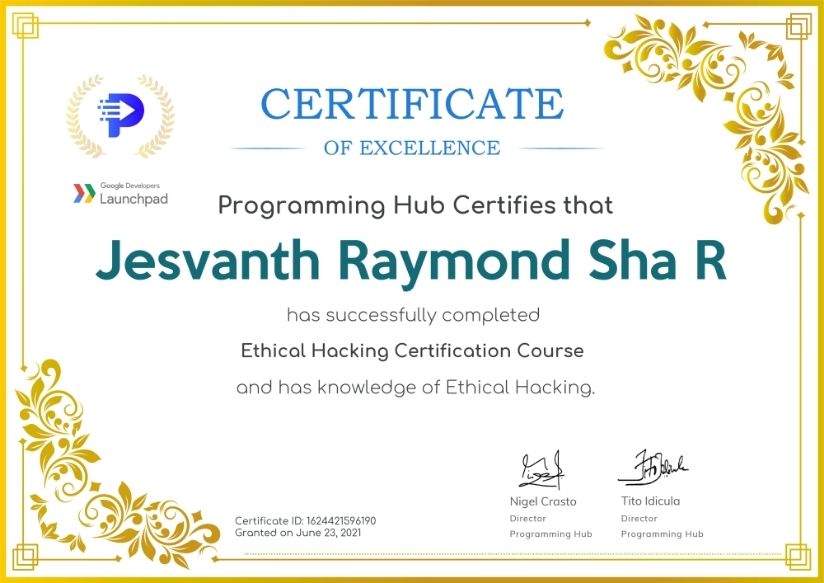 Jesvanth Raymond Sha R on LinkedIn: #ethicalhacking #hacking Jesvanth Raymond Sha R on LinkedIn: #ethicalhacking #hacking