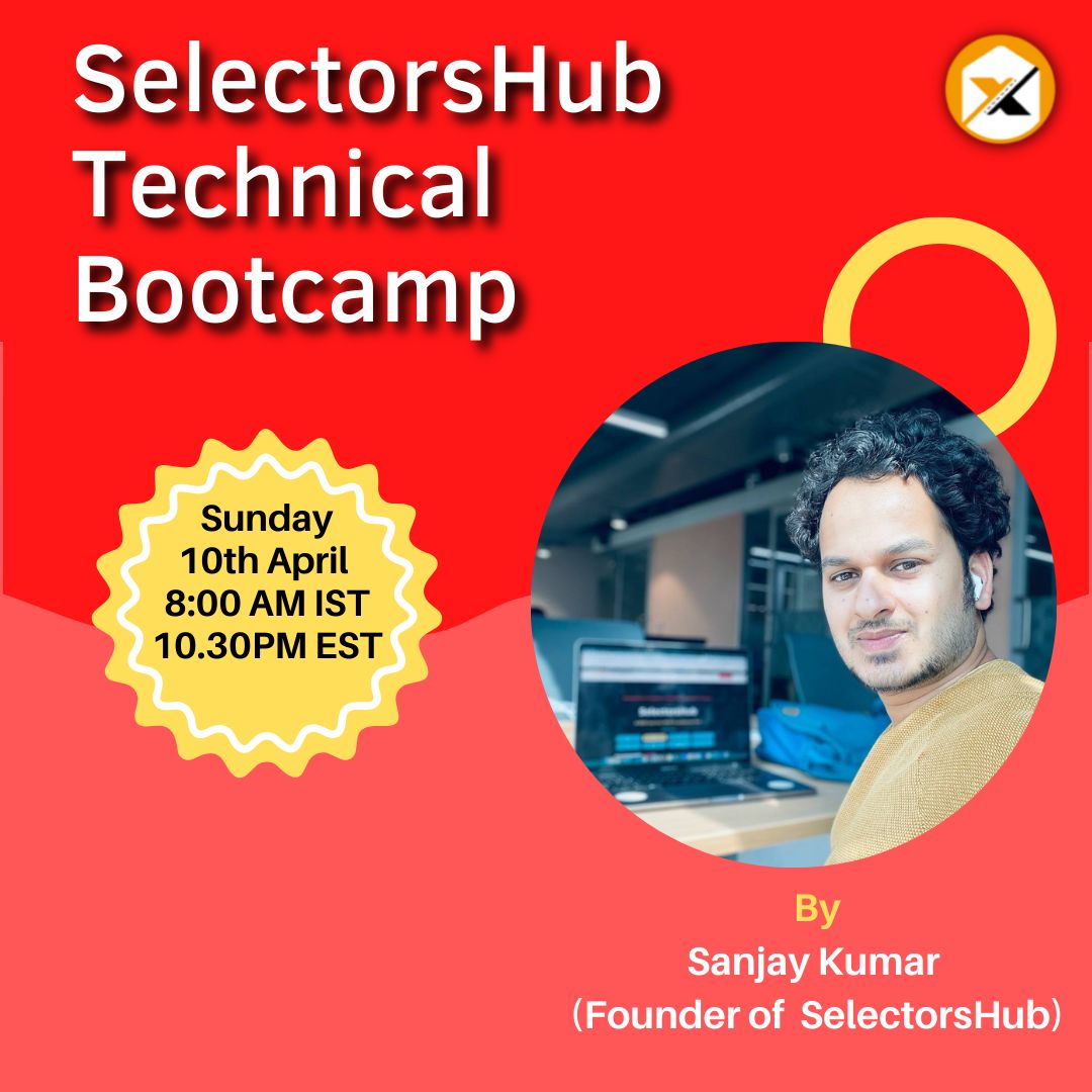 Sanjay Kumar on LinkedIn: #selectorshub #bootcamp #xpath #cssselector Sanjay Kumar on LinkedIn: #selectorshub #bootcamp #xpath #cssselector
