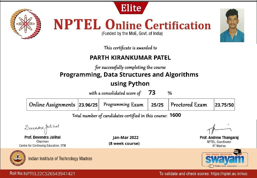 Parth Patel on LinkedIn: #python #programming #algorithms # ... Parth Patel on LinkedIn: #python #programming #algorithms # ...