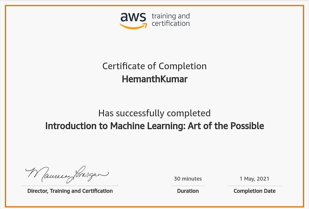 Hemanth Kumar Putta on LinkedIn: #amazon #machinelearning # ... Hemanth Kumar Putta on LinkedIn: #amazon #machinelearning # ...