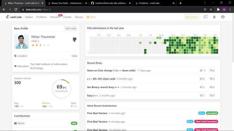 Nihar Thummar on LinkedIn: #dsa #leetcode | 17 comments Nihar Thummar on LinkedIn: #dsa #leetcode | 17 comments