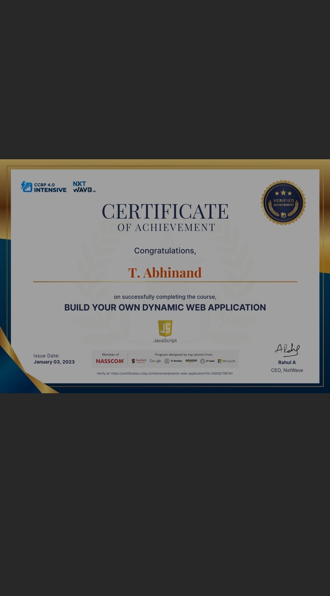 ABHINAND THIGALA posted on LinkedIn ABHINAND THIGALA posted on LinkedIn