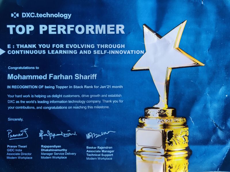 Mohammed Farhan Shariff H I on LinkedIn: #thankyou #certificate # ... Mohammed Farhan Shariff H I on LinkedIn: #thankyou #certificate # ...