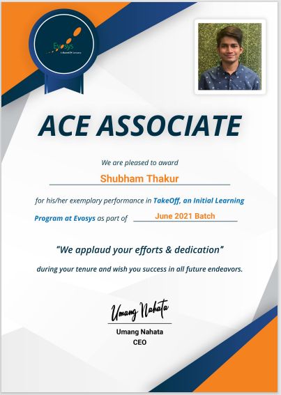 Shubham Thakur on LinkedIn: Thank You Evosys and Mastek for recognizing ... Shubham Thakur on LinkedIn: Thank You Evosys and Mastek for recognizing ...