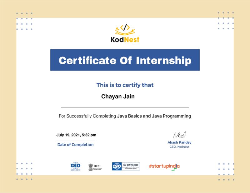 Chayan Jain on LinkedIn: #javadeveloper #javaprogramming #java #fresher ... Chayan Jain on LinkedIn: #javadeveloper #javaprogramming #java #fresher ...