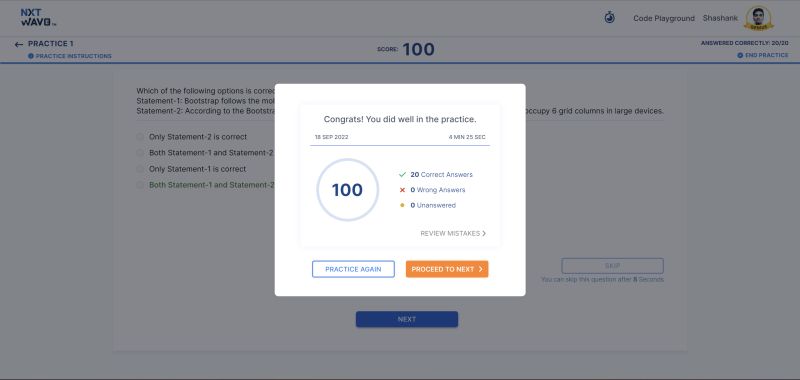 Shashank Sola on LinkedIn: #bootstrap #progress #system #quiz #hey # ... Shashank Sola on LinkedIn: #bootstrap #progress #system #quiz #hey # ...