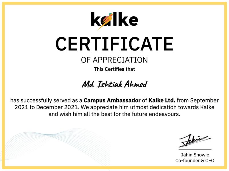Md. Ishtiak Ahmed, CSCA™ on LinkedIn: It was an honor to be a part of ... Md. Ishtiak Ahmed, CSCA™ on LinkedIn: It was an honor to be a part of ...