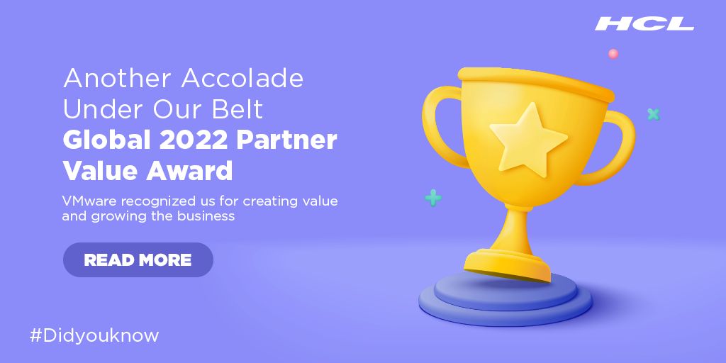 HCLTech Sri Lanka on LinkedIn: HCL Technologies Wins VMware Global 2022 ... HCLTech Sri Lanka on LinkedIn: HCL Technologies Wins VMware Global 2022 ...