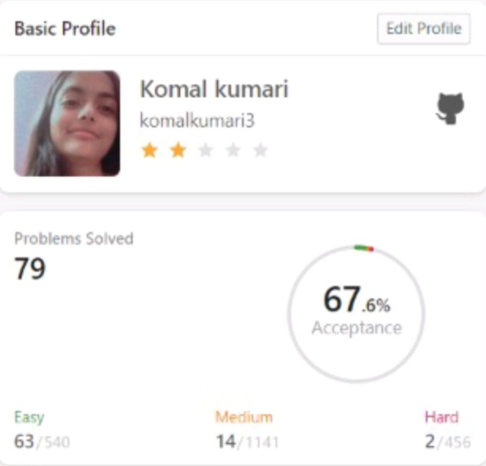 #leetcode | Komal Kumari #leetcode | Komal Kumari