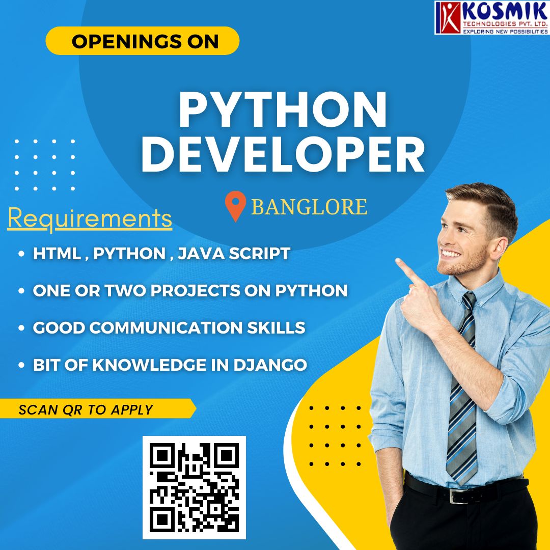 SAI KUMAR Sambathini on LinkedIn: #openings #python #pythondeveloper # ... SAI KUMAR Sambathini on LinkedIn: #openings #python #pythondeveloper # ...