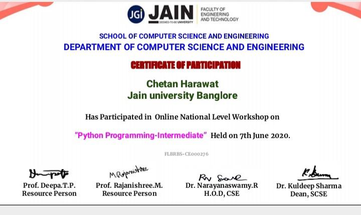Chetan Harawat on LinkedIn: #python #pythonintermediate #skilldevelopment Chetan Harawat on LinkedIn: #python #pythonintermediate #skilldevelopment