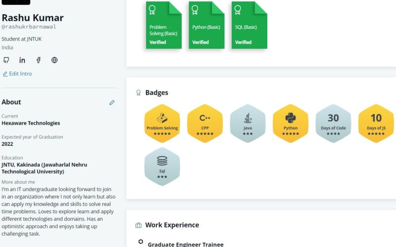 Rashu Kumar on LinkedIn: #hackerrank #programming #python # ... Rashu Kumar on LinkedIn: #hackerrank #programming #python # ...